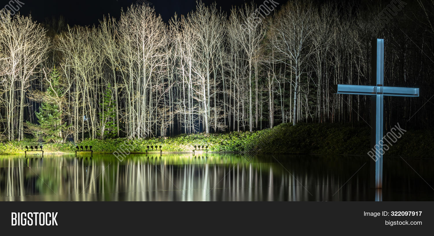 Cross On Water Image & Photo (Free Trial) | Bigstock
