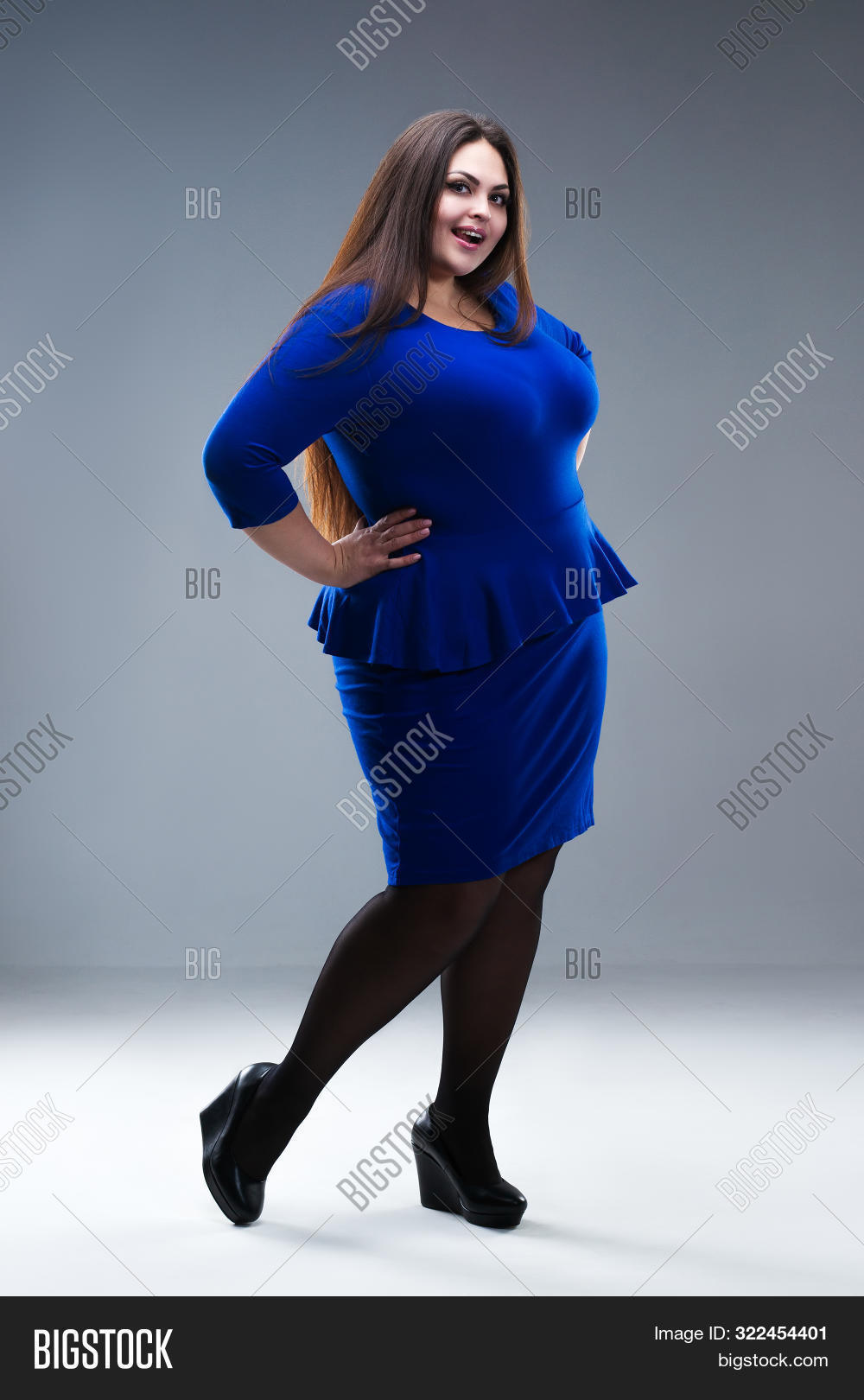 Happy Plus Size Image & Photo (Free Trial) | Bigstock