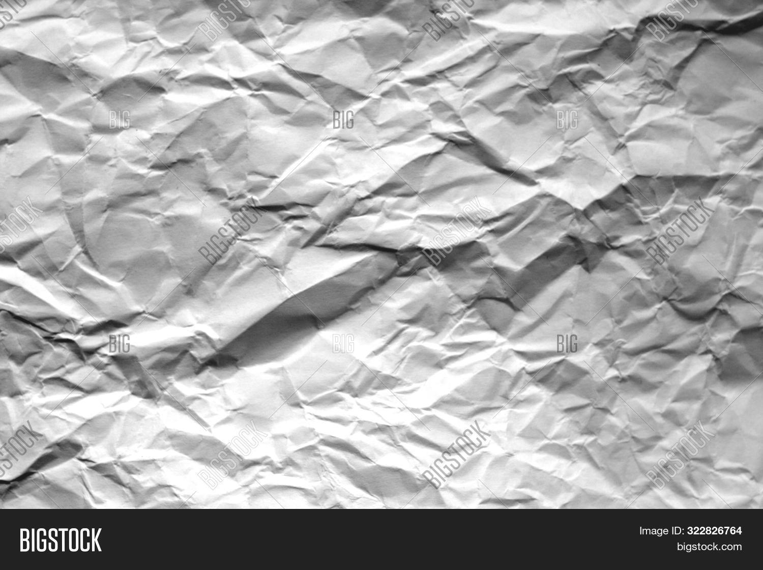 Crumpled Sheet Paper Image & Photo (Free Trial) | Bigstock