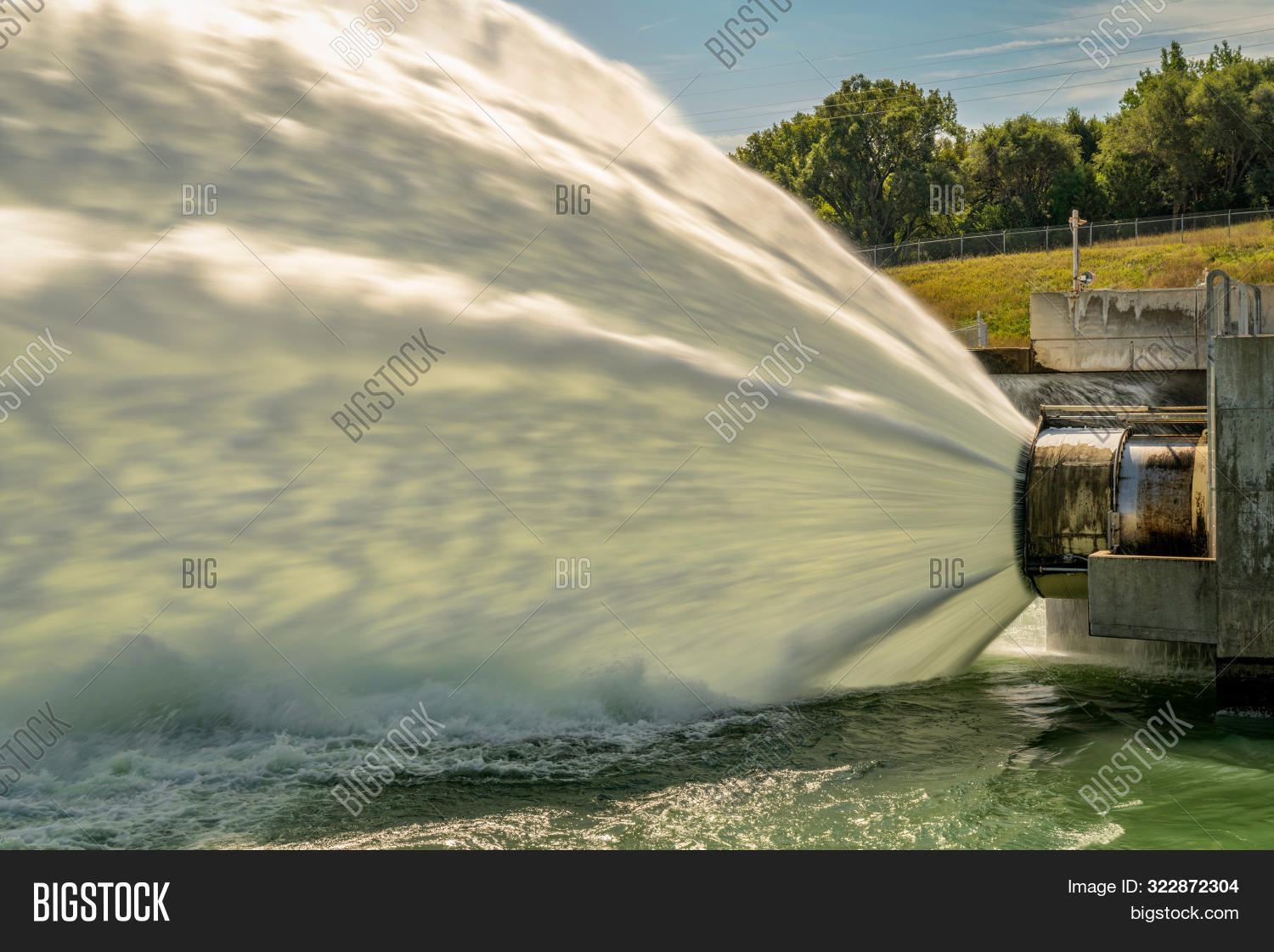 Water Release Turbines Image & Photo (Free Trial) | Bigstock