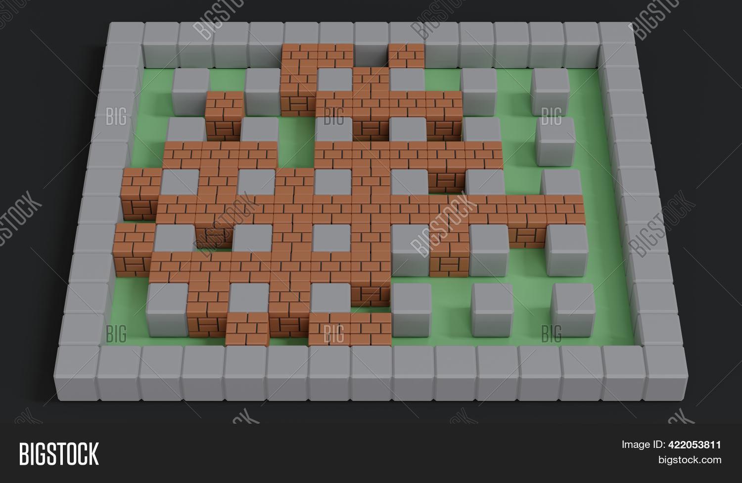 Old Arcade Maze-based Image & Photo (Free Trial) | Bigstock