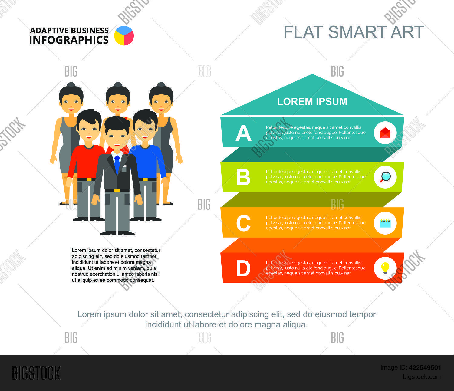 Four Stage Chart Vector & Photo (Free Trial) | Bigstock