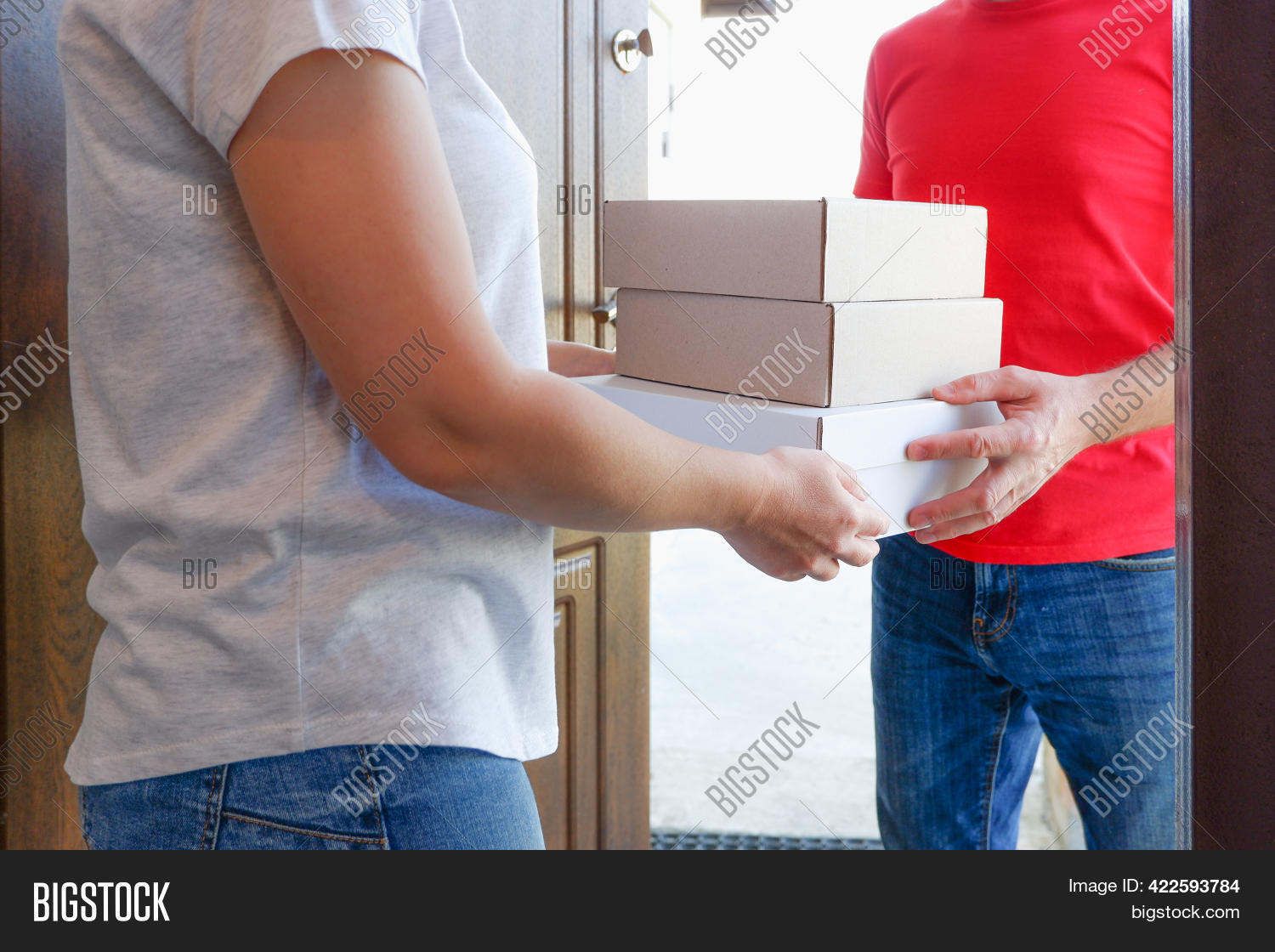 Delivery Courier Hands Image & Photo (Free Trial) | Bigstock
