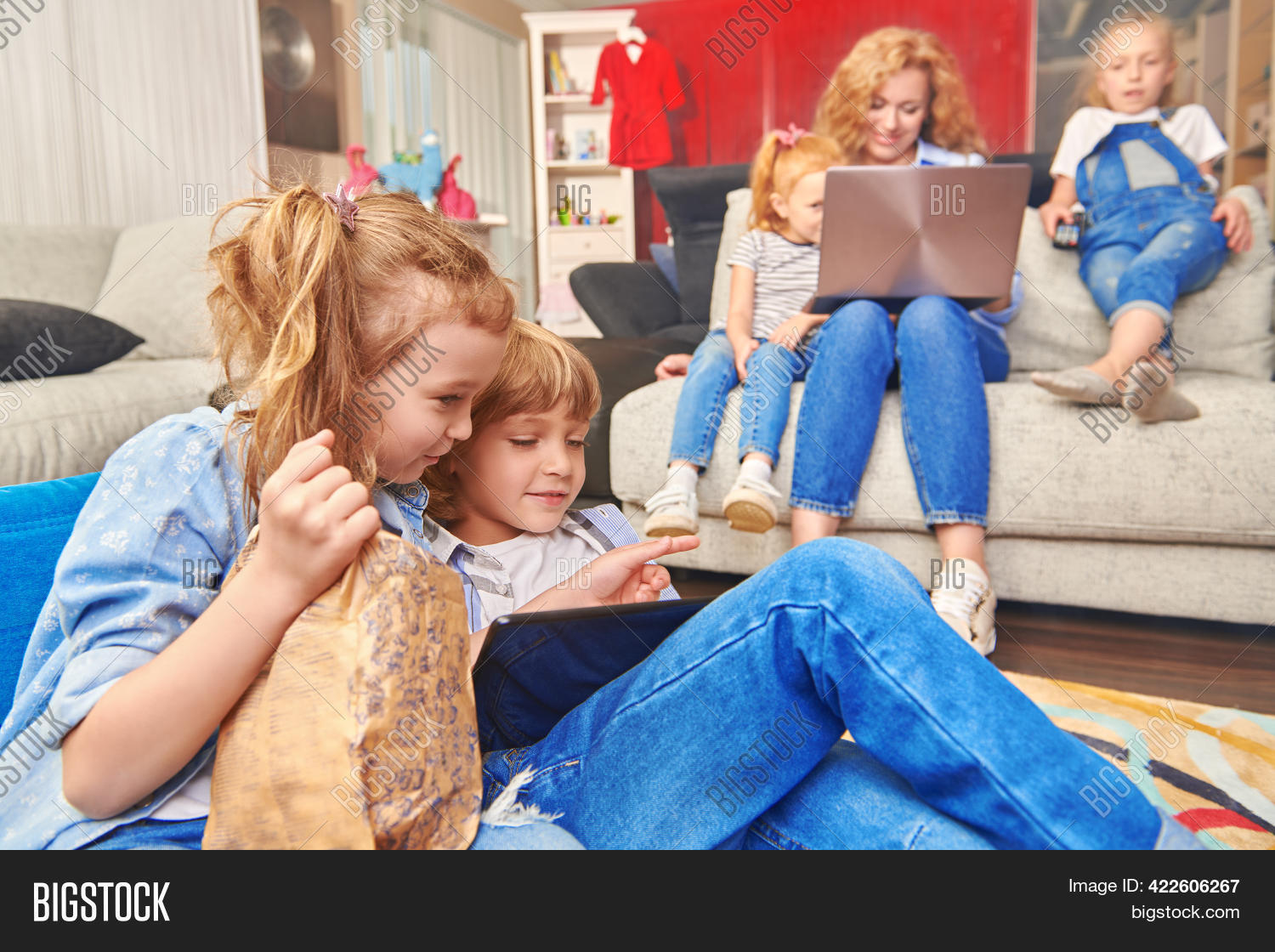 Happy Family Life Home Image & Photo (Free Trial) | Bigstock