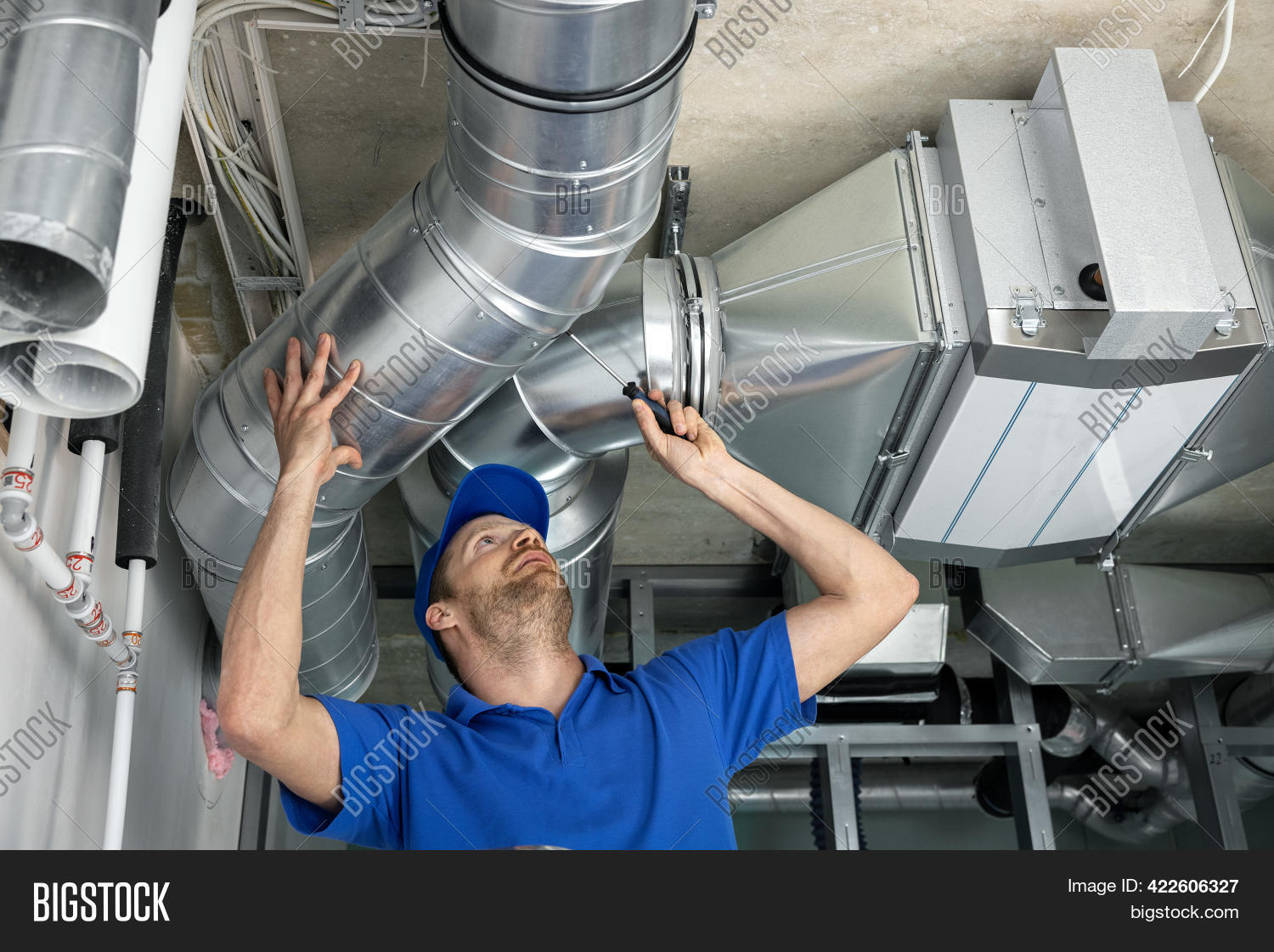Hvac Services - Worker Image & Photo (Free Trial) | Bigstock