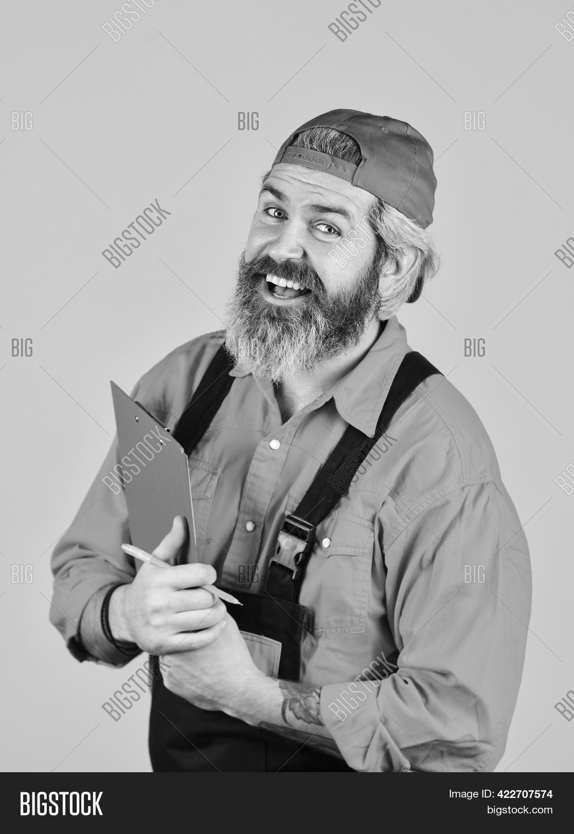 Worker Happy Face. Image & Photo (Free Trial) | Bigstock