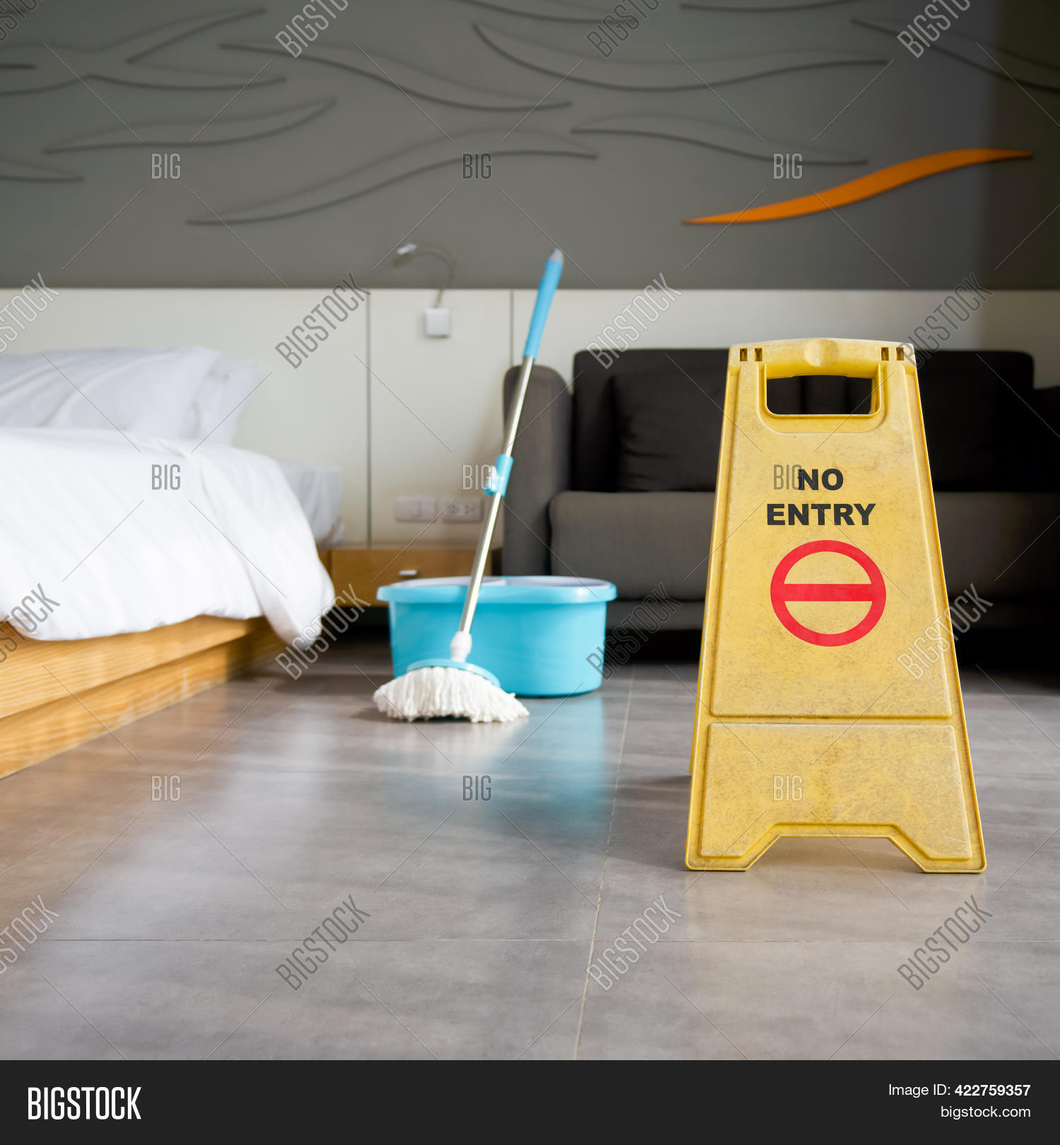 Yellow "no Entry" Sign Image & Photo (Free Trial) | Bigstock