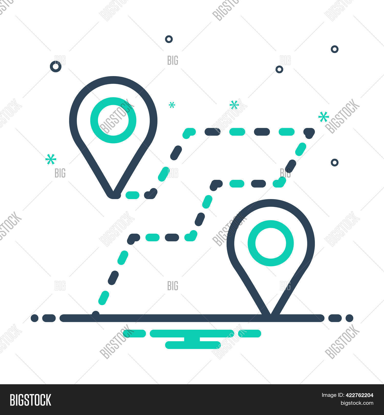 Mix Icon Route Avenue Image & Photo (Free Trial) | Bigstock