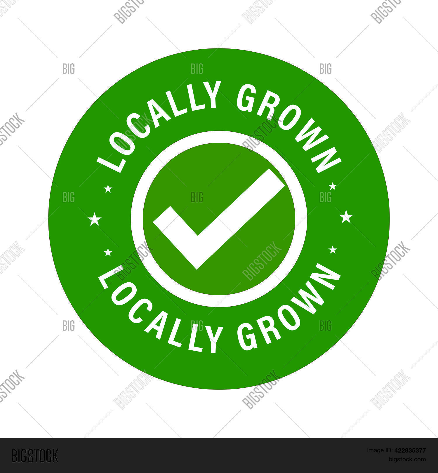 Locally Grown Vector Vector & Photo (Free Trial) | Bigstock