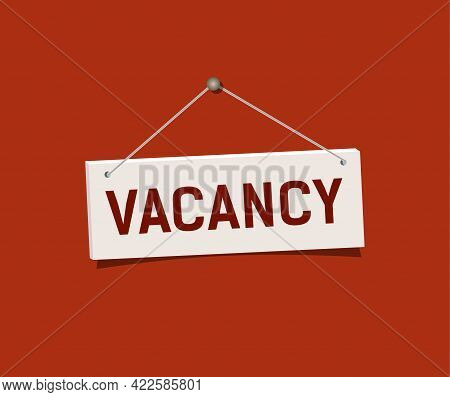 Vacancy Sign Hanging Vector & Photo (Free Trial) | Bigstock