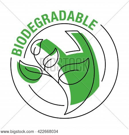 Biodegradable Logo - Vector & Photo (Free Trial) | Bigstock