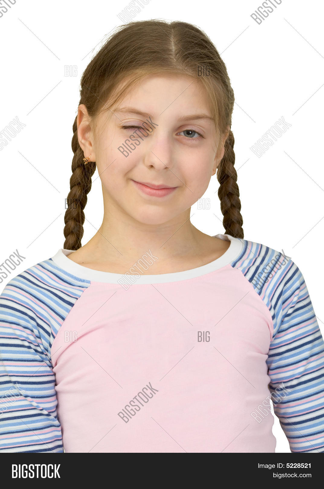 Young Girl Wink Us Image & Photo (Free Trial) | Bigstock