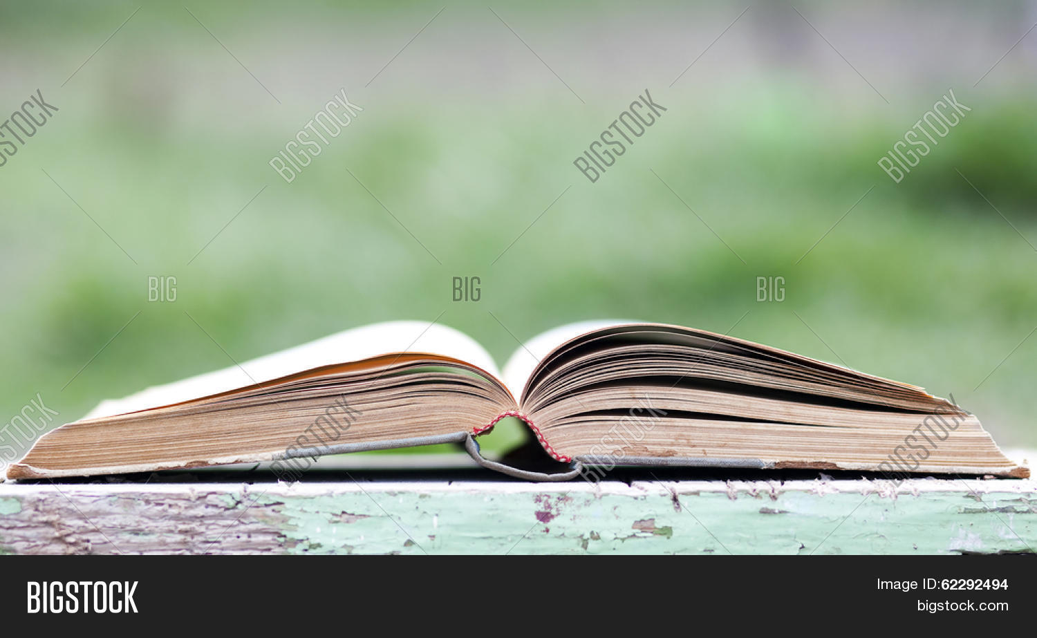 Open Book On Green Image & Photo (Free Trial) | Bigstock