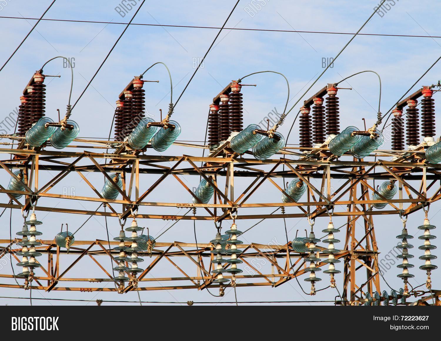 Insulators Power Plant Image & Photo (Free Trial) | Bigstock