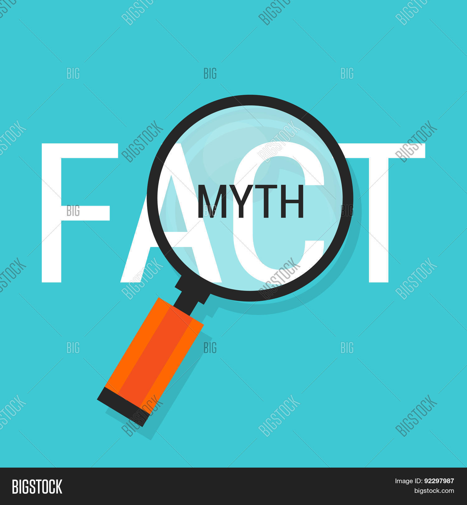 Fact Myth Fiction Vector & Photo (Free Trial) | Bigstock