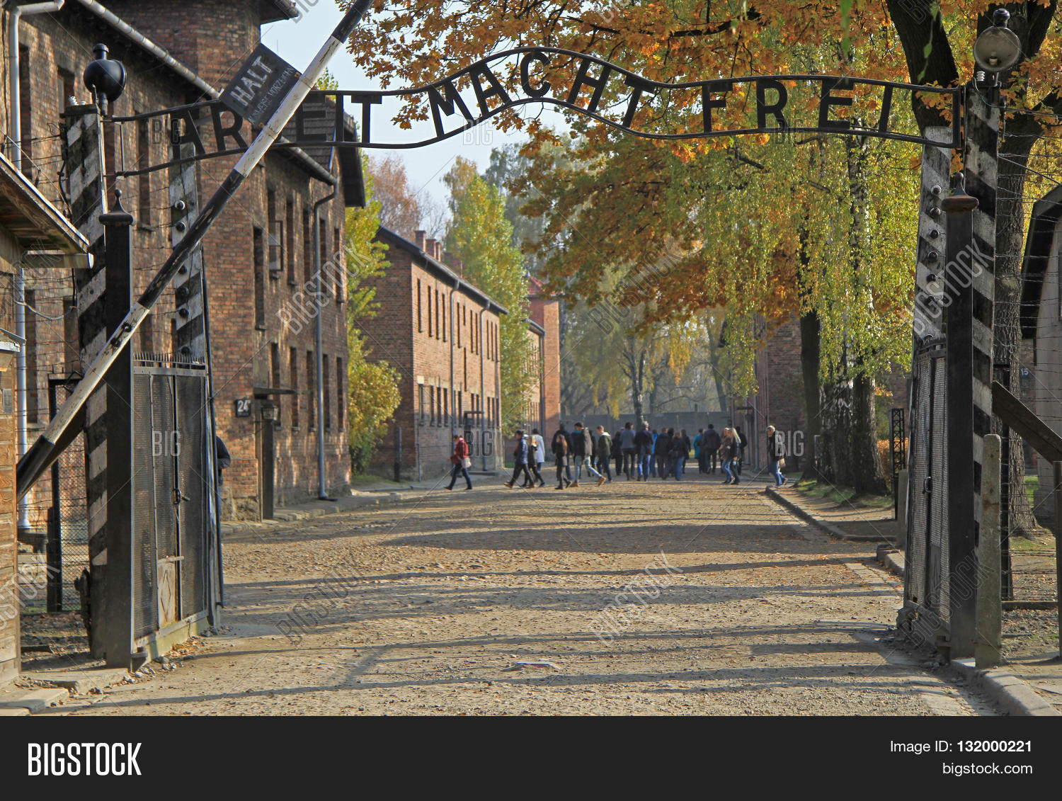 Entrance Auschwitz Image & Photo (Free Trial) | Bigstock