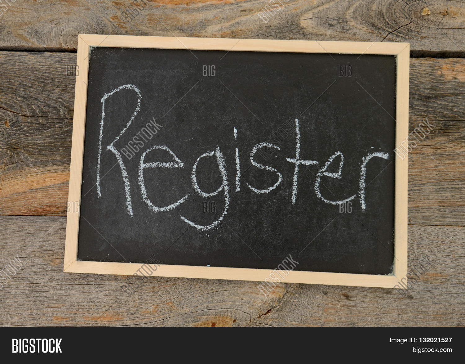 Register Written Chalk Image & Photo (Free Trial) | Bigstock