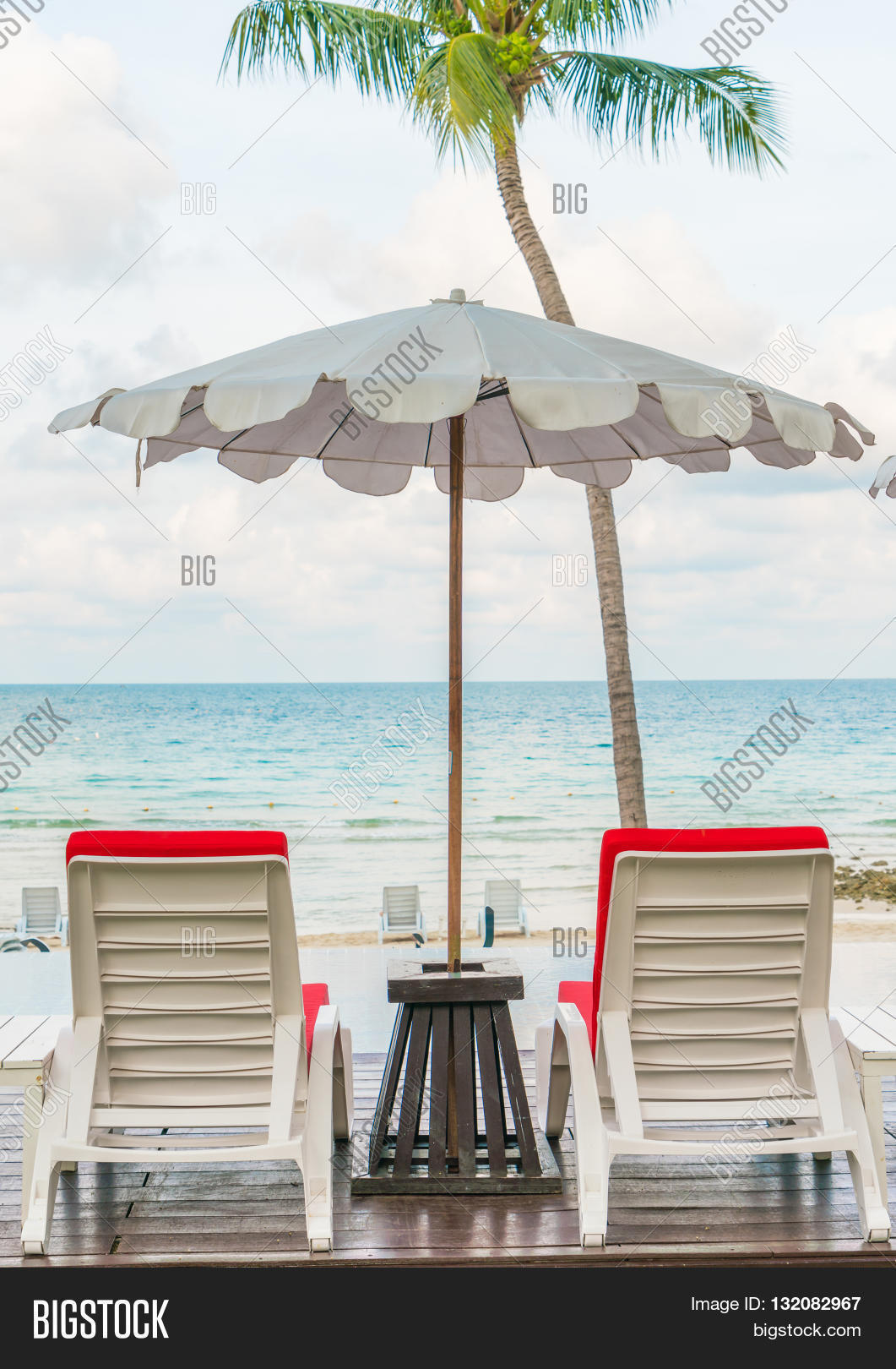 Beautiful Beach Chairs Image & Photo (Free Trial) | Bigstock
