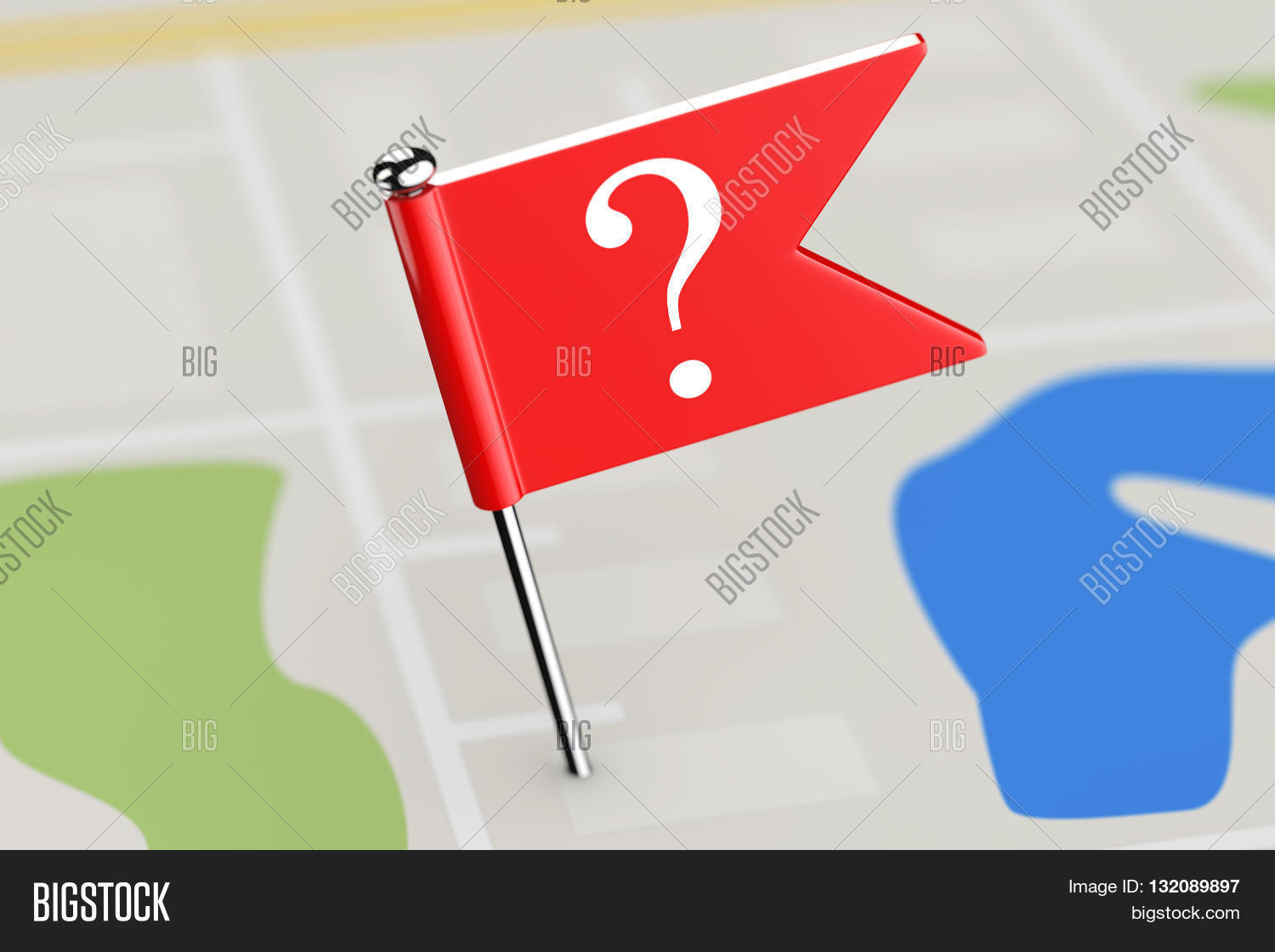 Red Flag Question Mark Image & Photo (Free Trial) | Bigstock