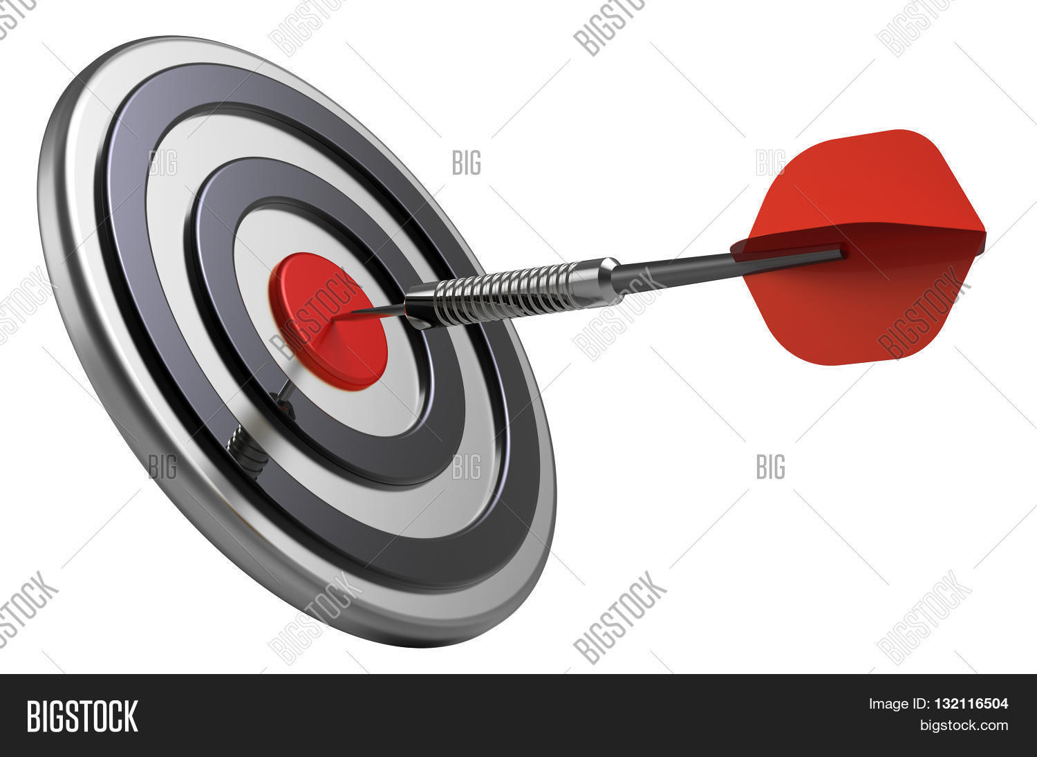 Red Target Dart Close Image & Photo (Free Trial) | Bigstock