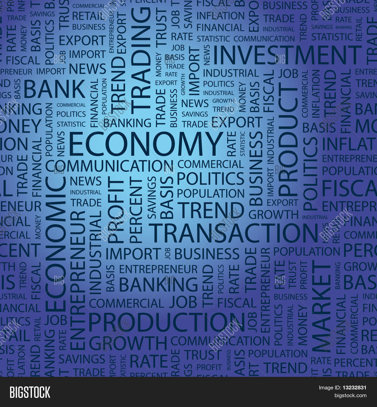 ECONOMY. Word Collage Vector & Photo (Free Trial) | Bigstock