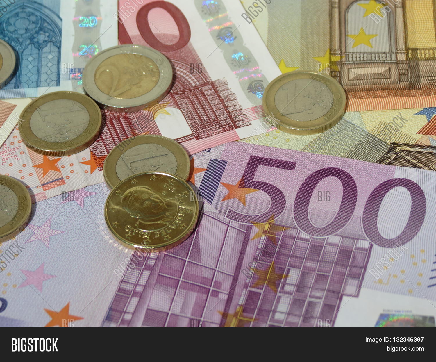 Euro Coins Notes Image & Photo (Free Trial) | Bigstock