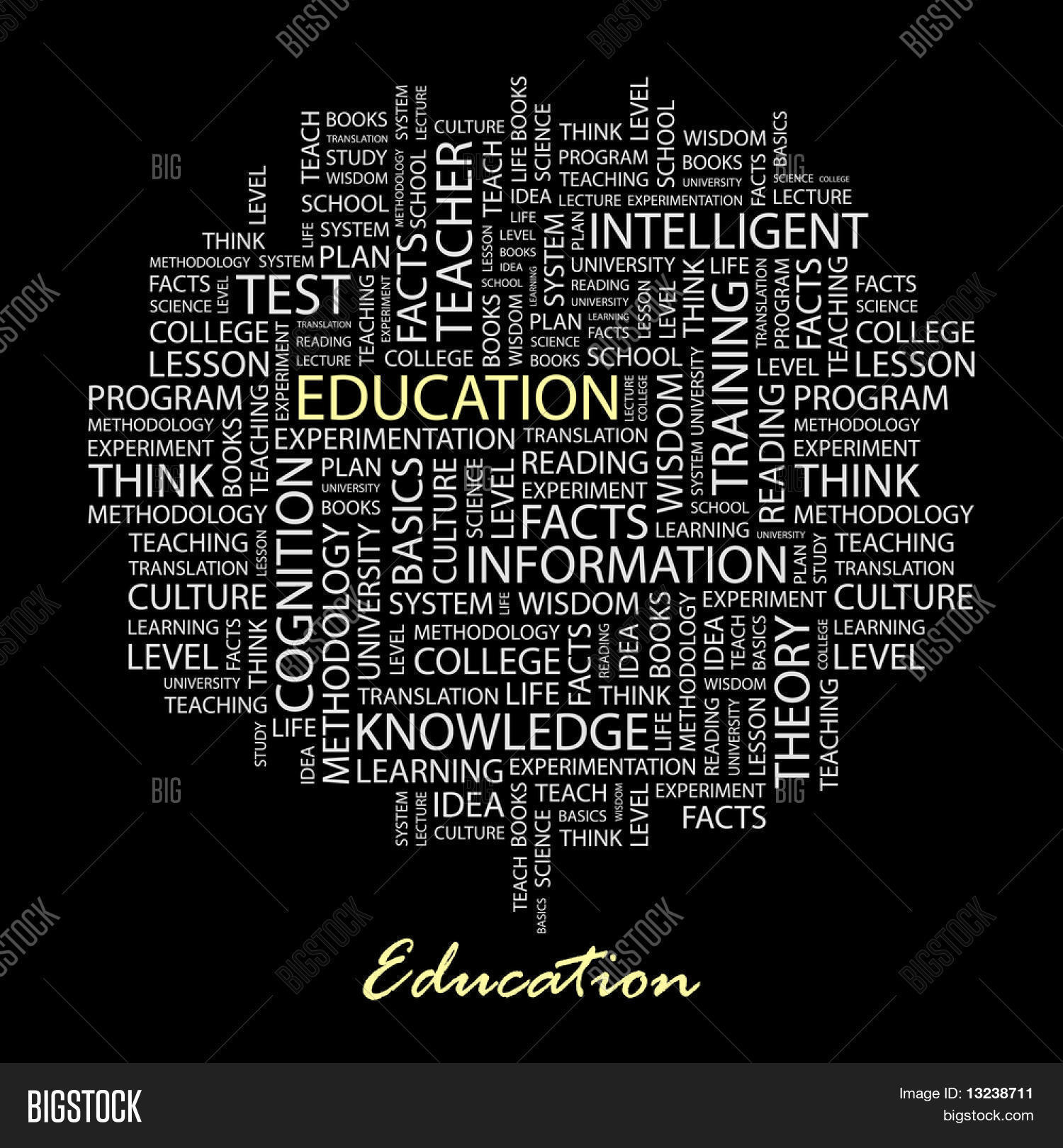 EDUCATION. Word Vector & Photo (Free Trial) | Bigstock