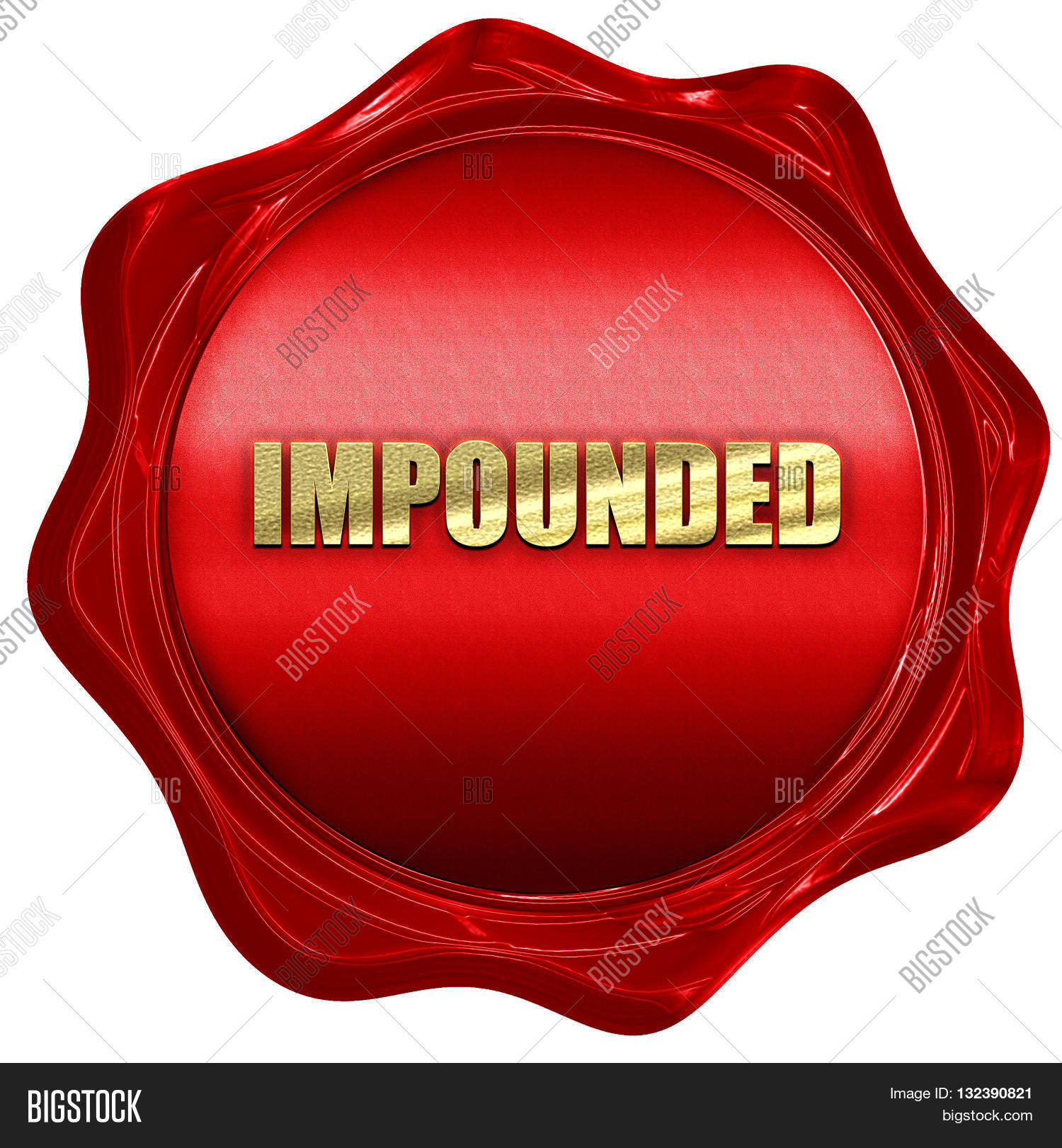 Impounded, 3D Image & Photo (Free Trial) | Bigstock