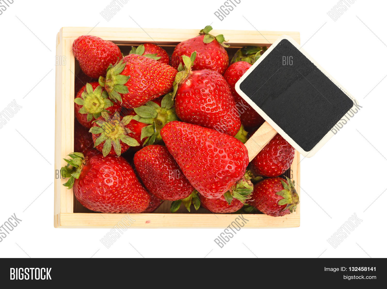 Strawberry Wooden Box Image & Photo (Free Trial) | Bigstock