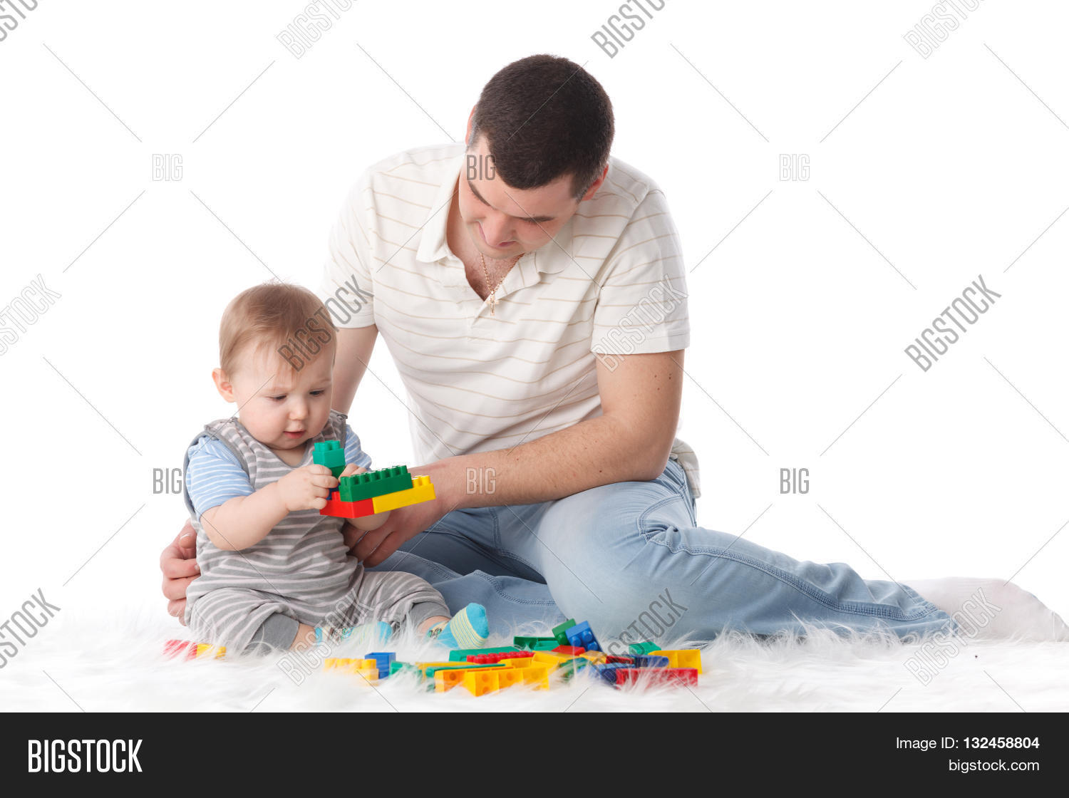Father Small Baby Play Image & Photo (Free Trial) | Bigstock