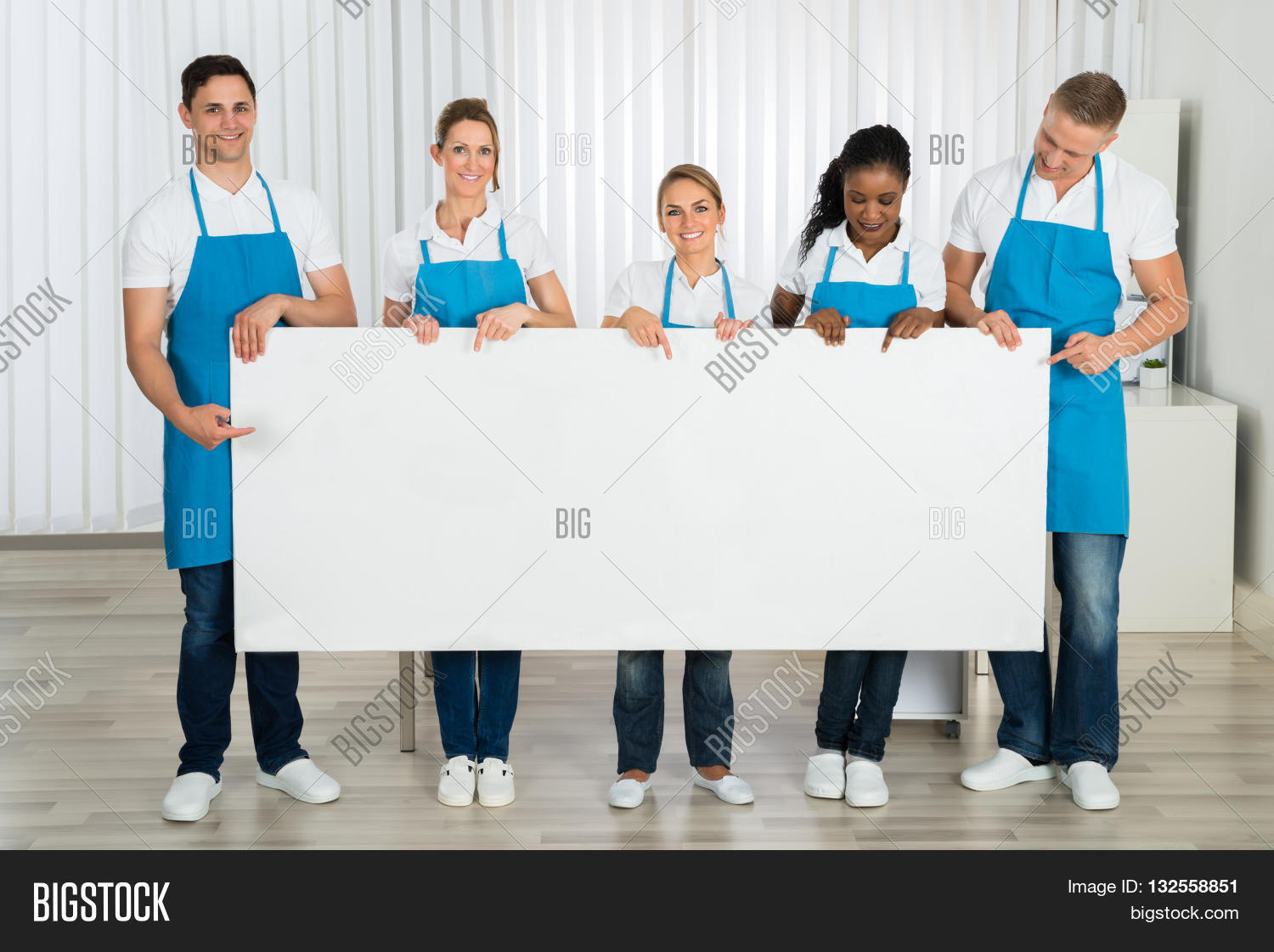 Group Happy Cleaners Image & Photo (Free Trial) | Bigstock