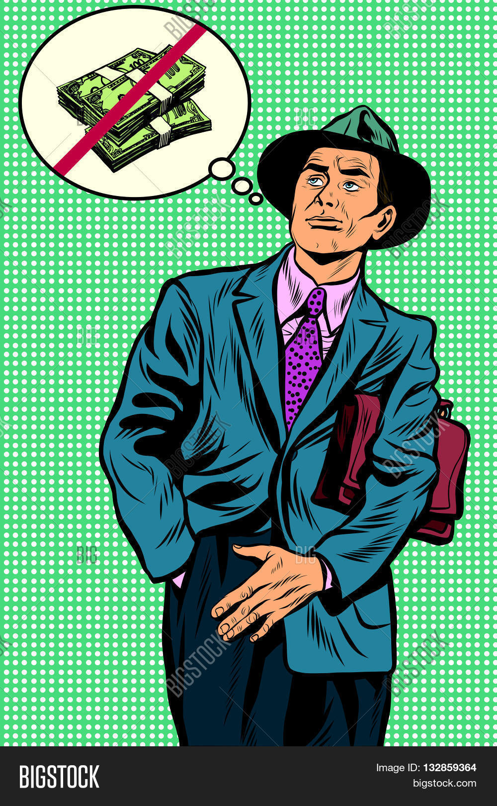 No Money Businessman Vector & Photo (Free Trial) | Bigstock