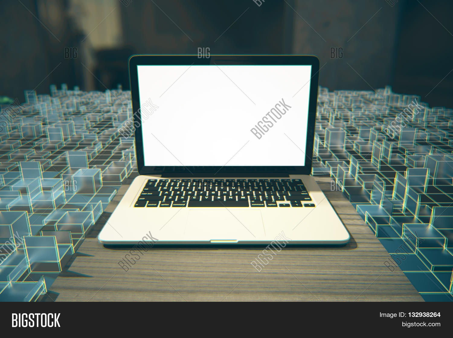 Desktop Blank White Image & Photo (Free Trial) | Bigstock