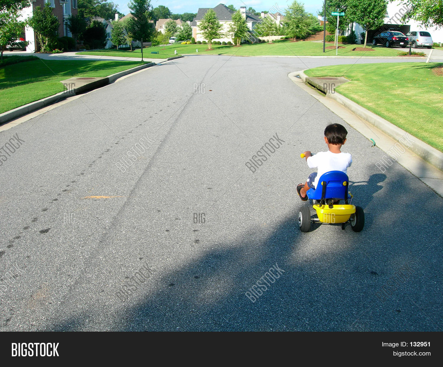 Boy Riding Tricle Image & Photo (Free Trial) | Bigstock