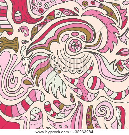 Doodle Colored Gentle Vector & Photo (Free Trial) | Bigstock