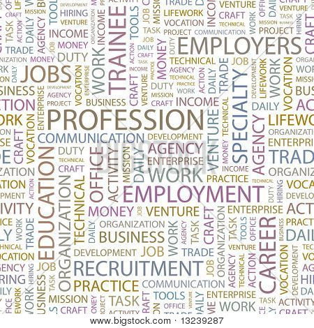 PROFESSION. Seamless Vector & Photo (Free Trial) | Bigstock