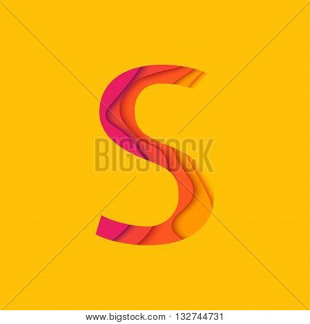 Letter S Design Vector & Photo (Free Trial) | Bigstock