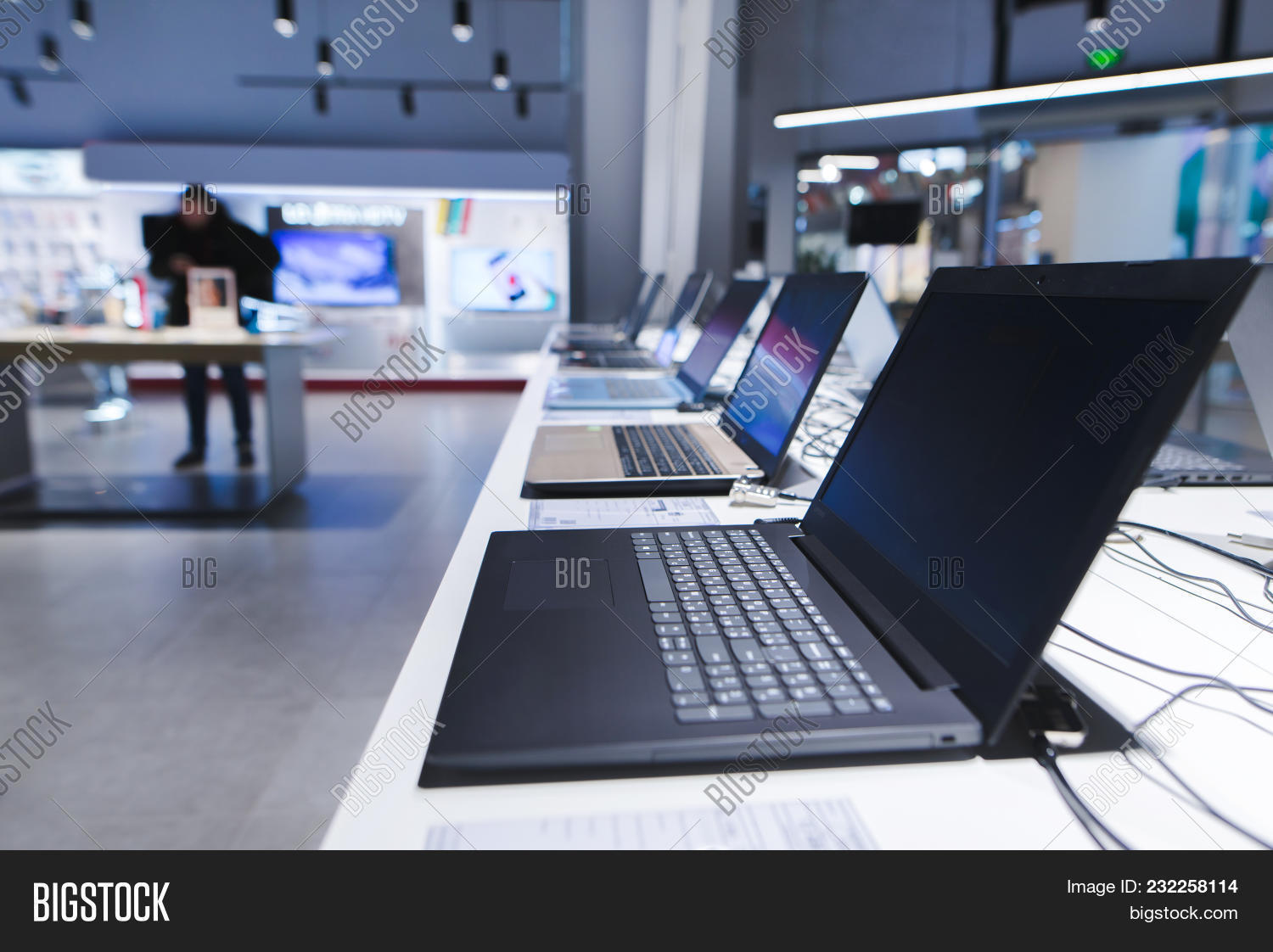 Laptops On Table Image & Photo (Free Trial) | Bigstock