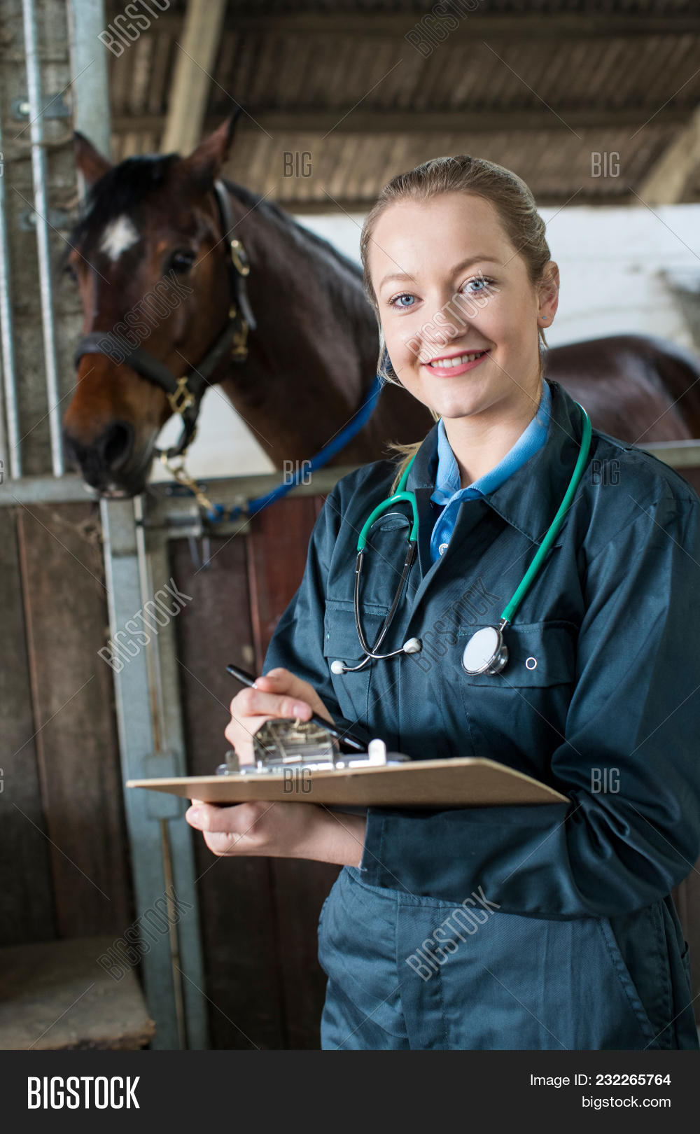 Portrait Female Vet Image & Photo (Free Trial) | Bigstock