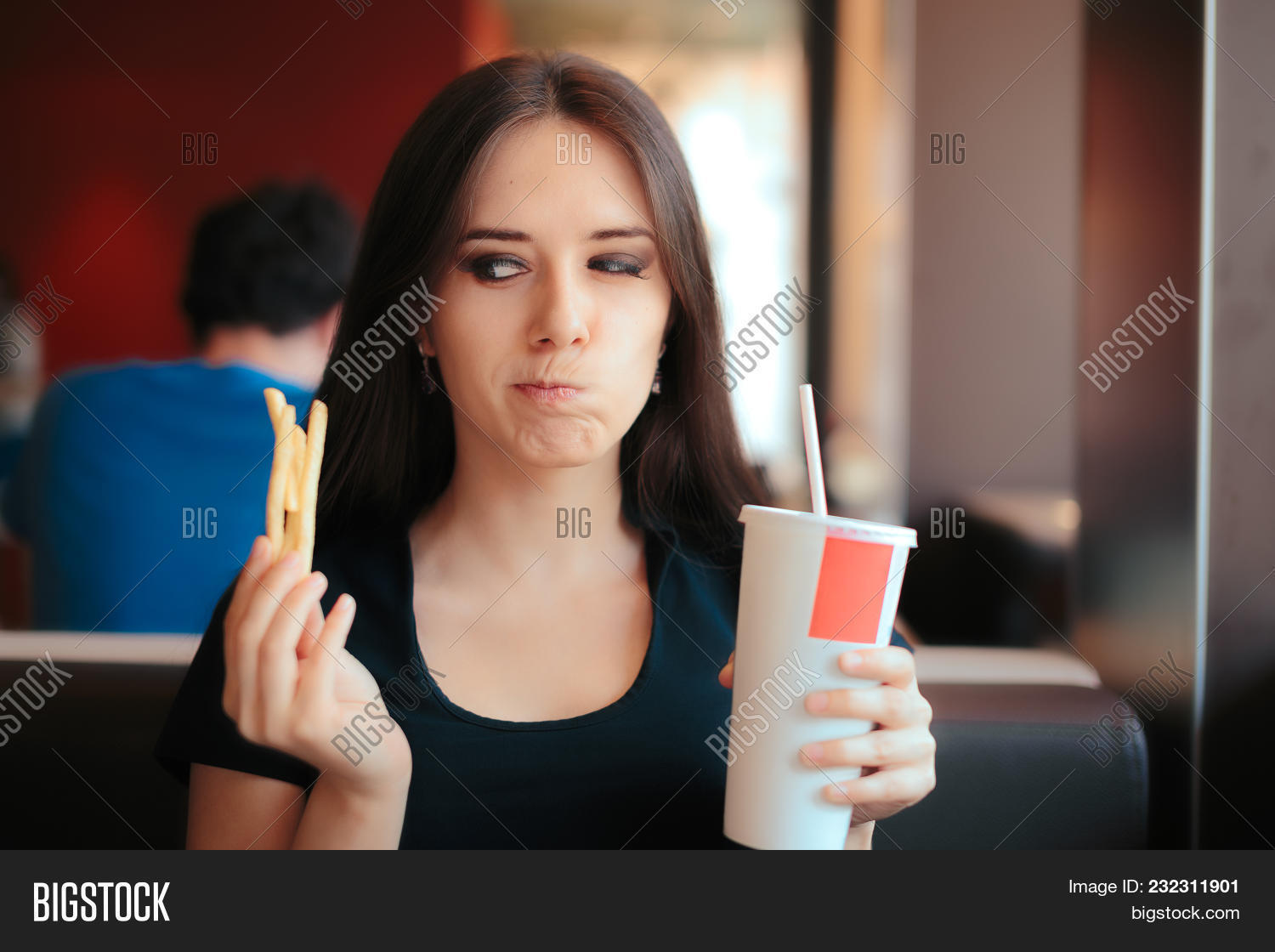 Funny Girl Eating Image & Photo (Free Trial) | Bigstock
