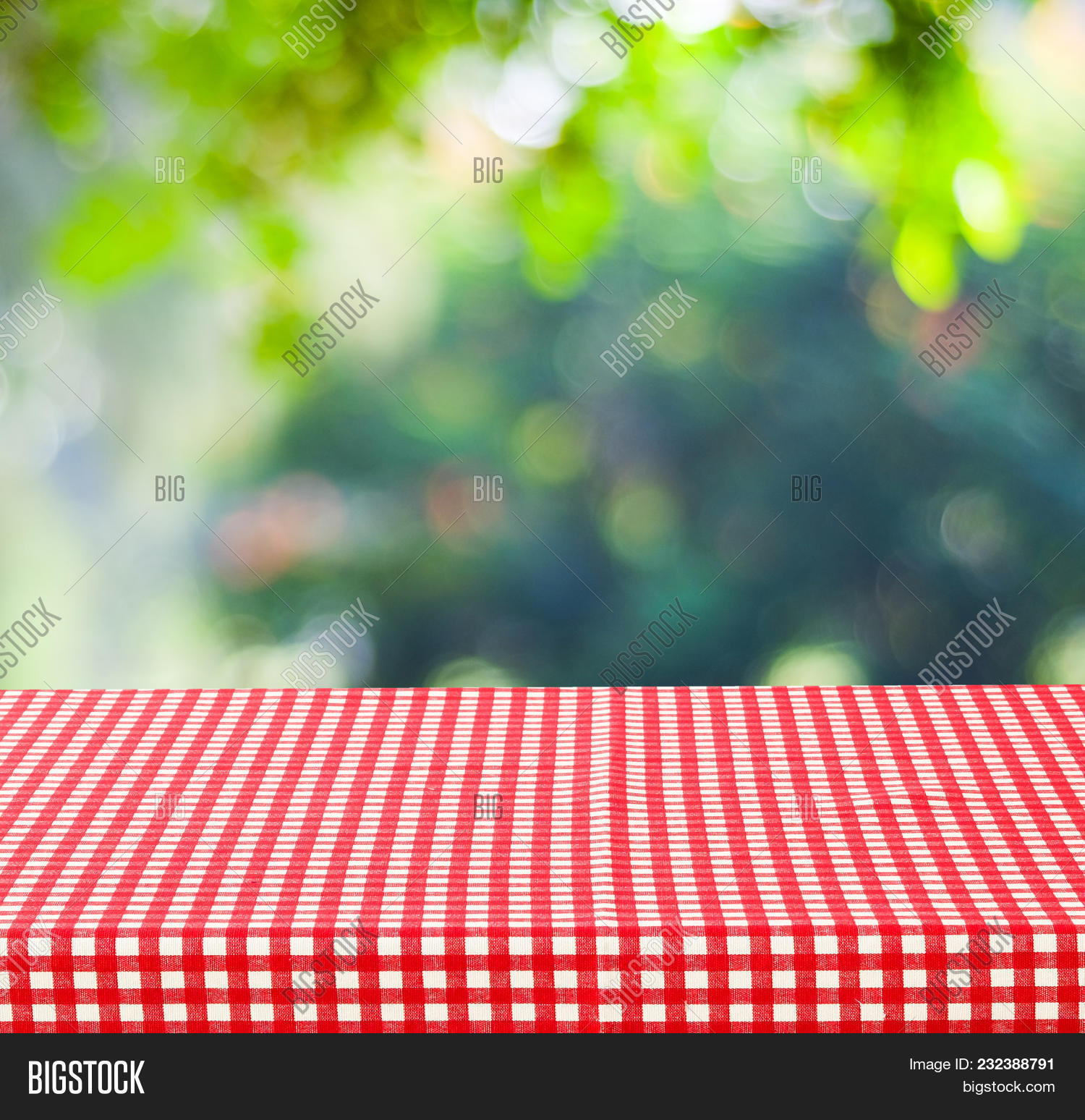 Empty Table Red Image & Photo (Free Trial) | Bigstock