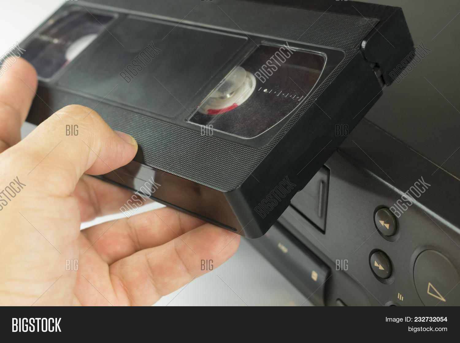 Vhs Videocassette Hand Image & Photo (Free Trial) | Bigstock