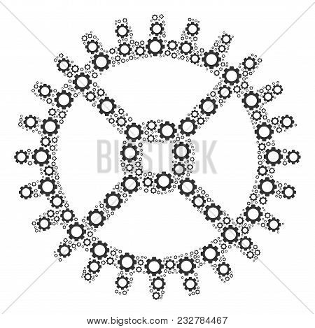 Clock Gear Vector & Photo (Free Trial) | Bigstock