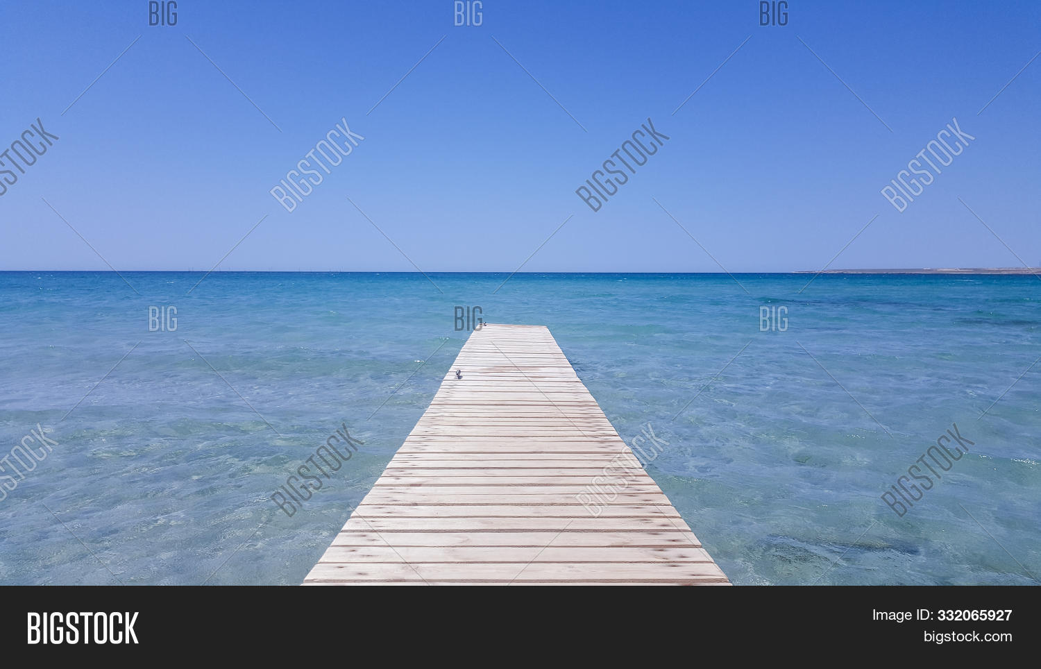 Wooden Pier Blue Sea Image & Photo (Free Trial) | Bigstock