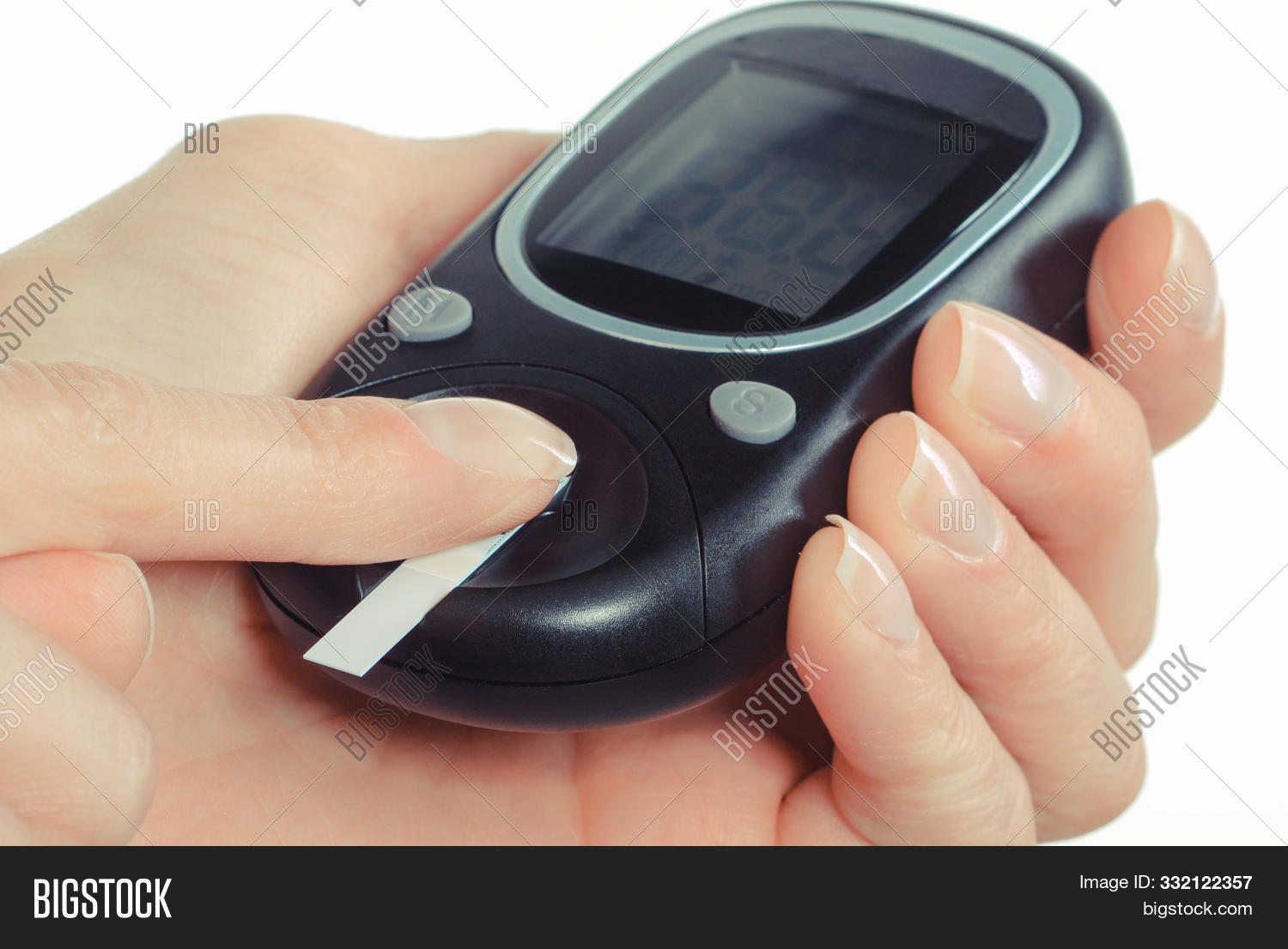 Finger Glucose Meter. Image & Photo (Free Trial) | Bigstock