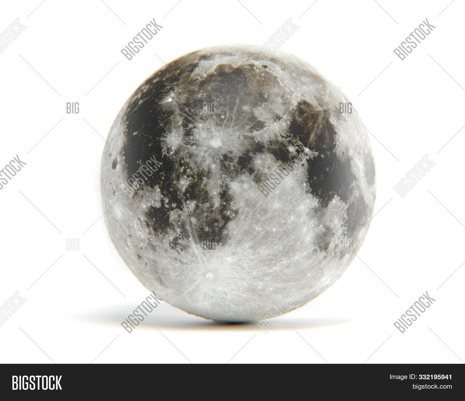 3d Rendering Moon Image & Photo (Free Trial) | Bigstock