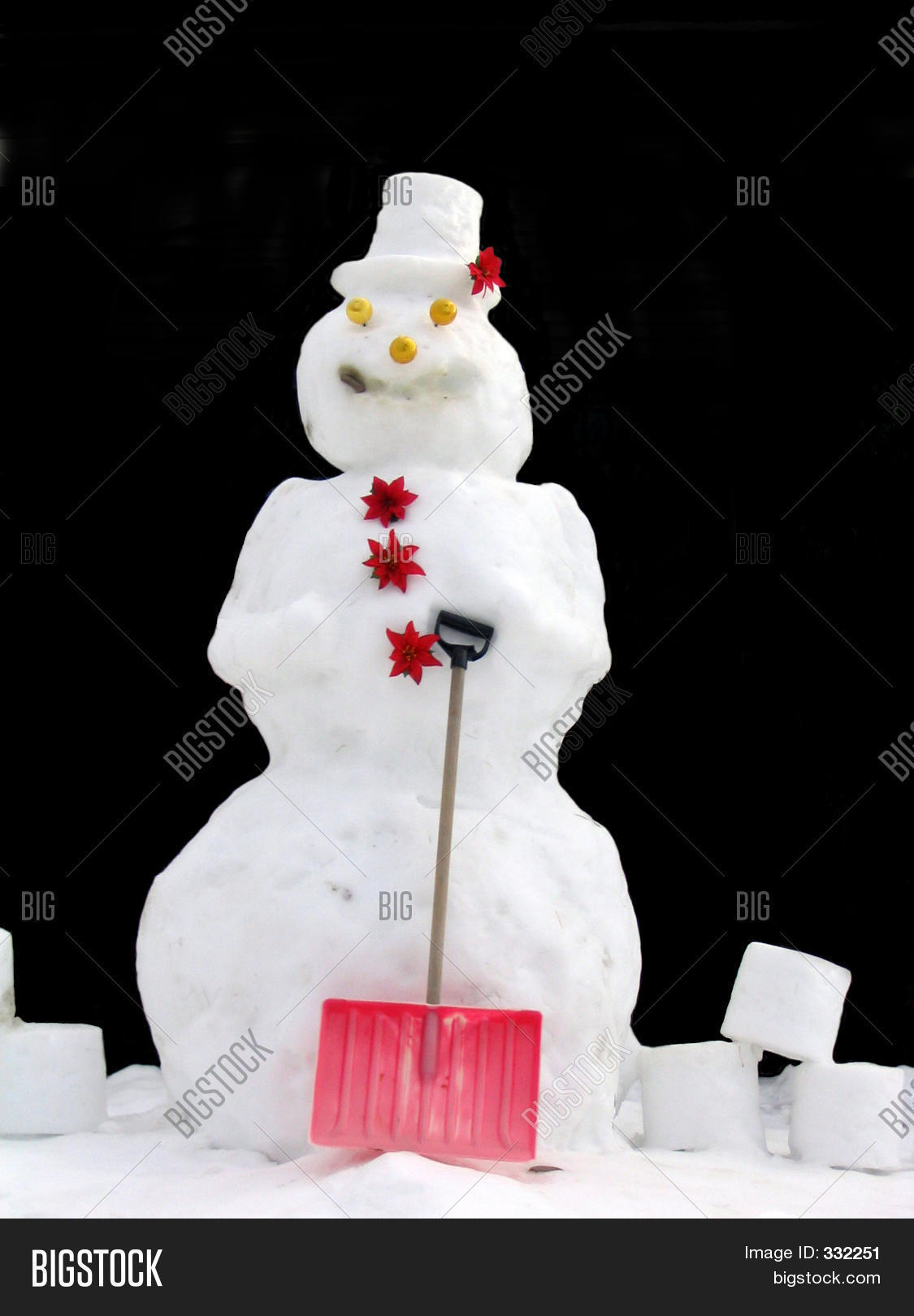 Real Snowman Image & Photo (Free Trial) | Bigstock