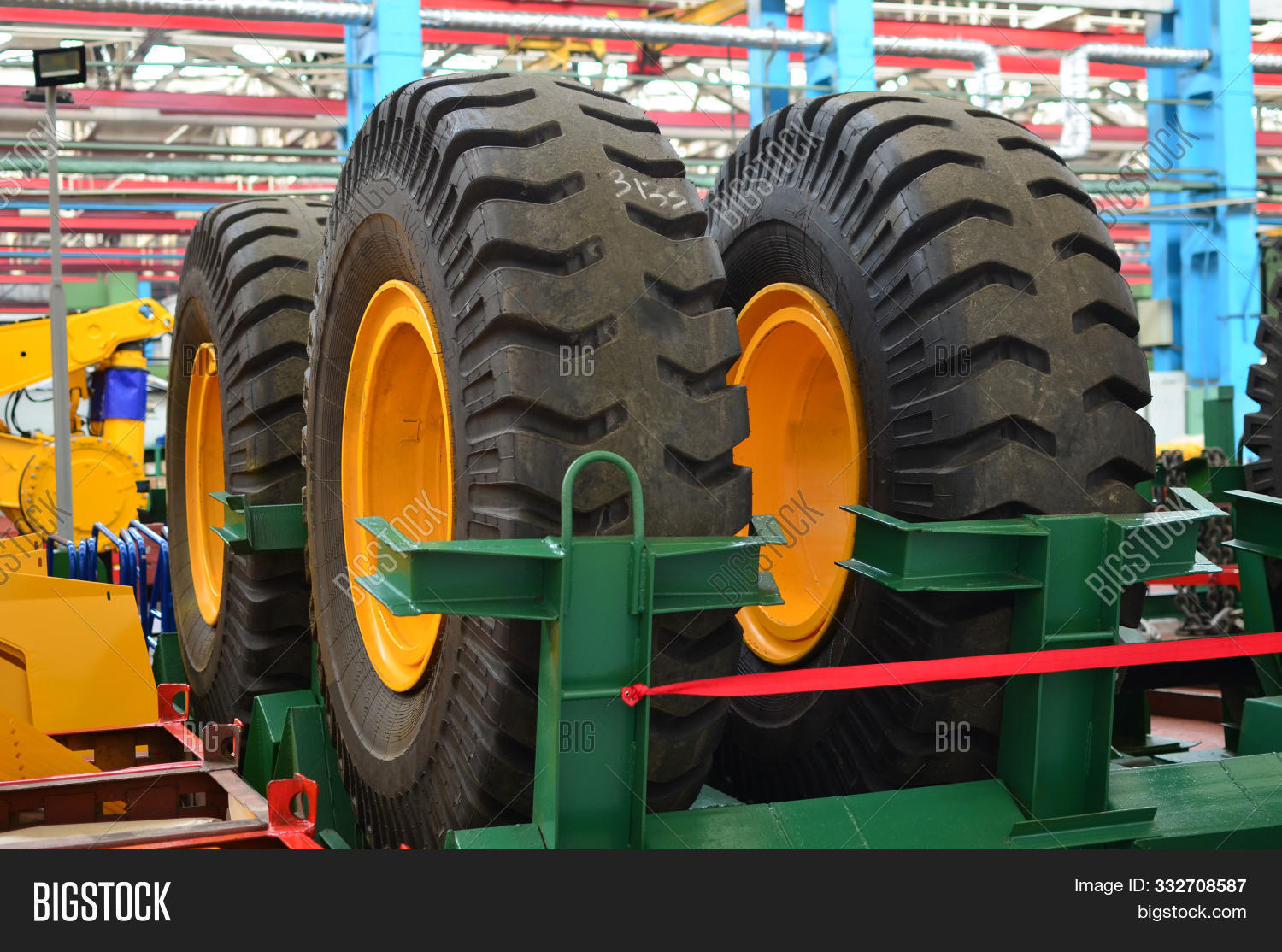 Warehouse Tires Trucks Image & Photo (Free Trial) | Bigstock