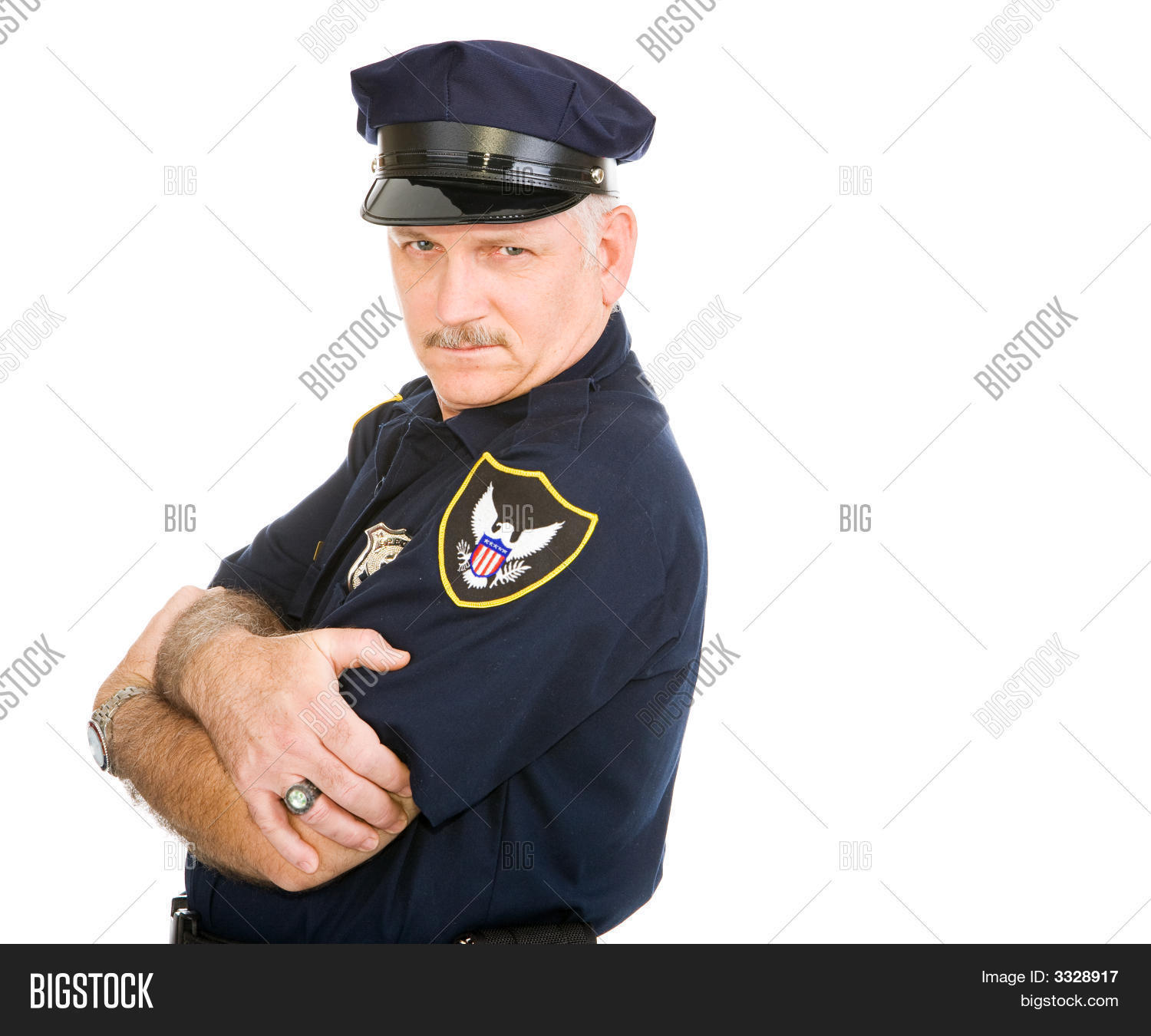 Policeman Serious Sexy Image & Photo (Free Trial) | Bigstock