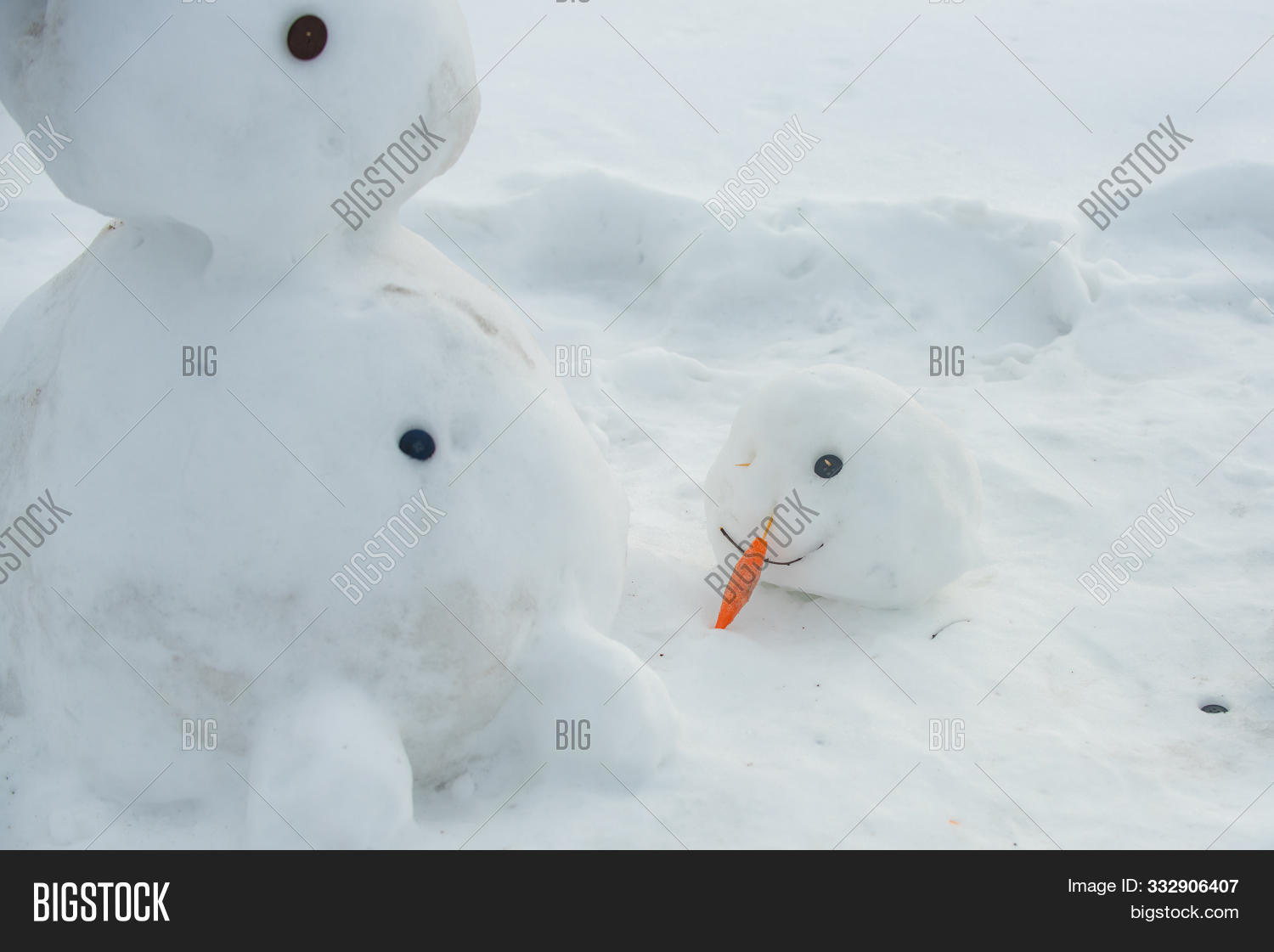 Melted Snowman Puddle Image & Photo (Free Trial) | Bigstock